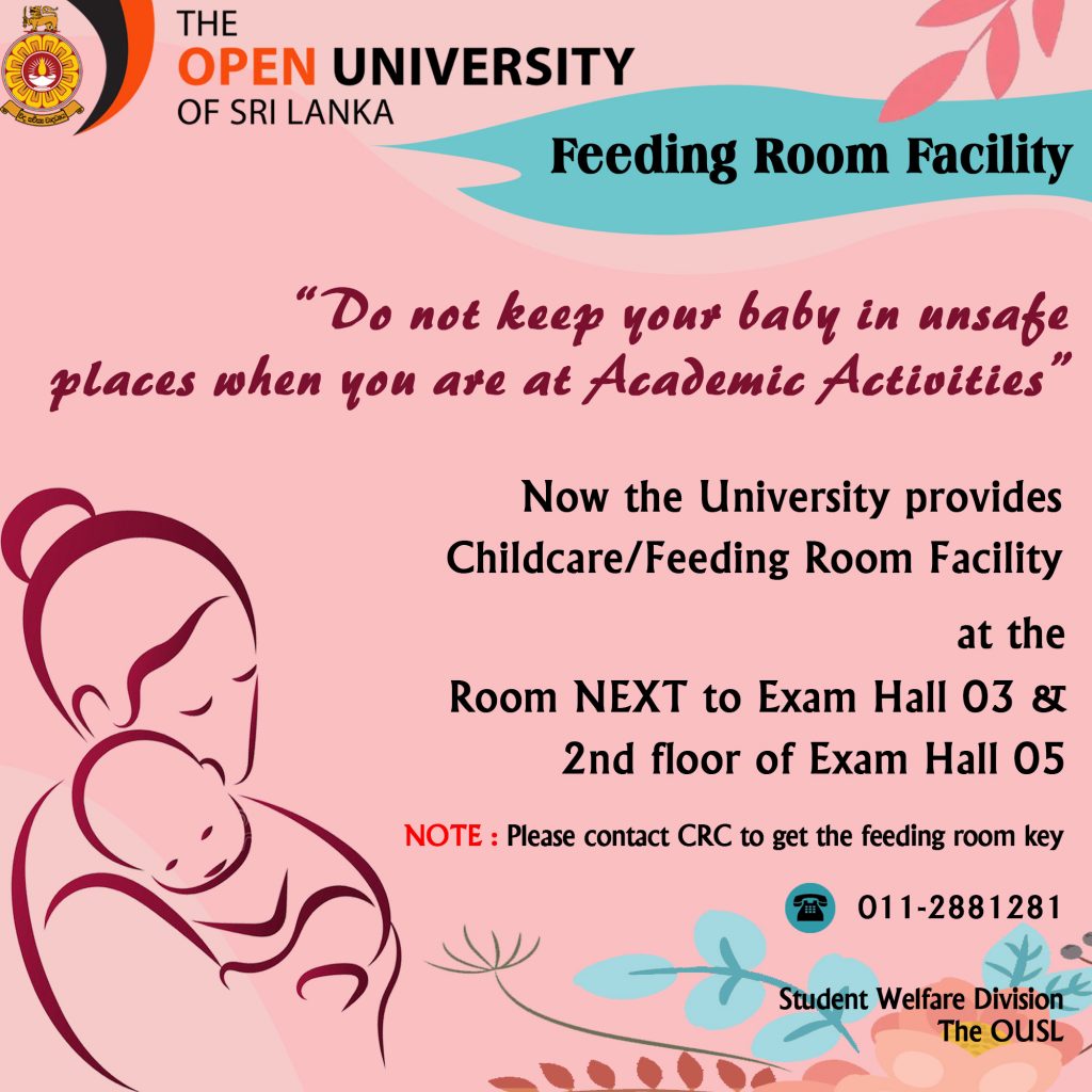 Feeding Room Facility – The Open University of Sri Lanka