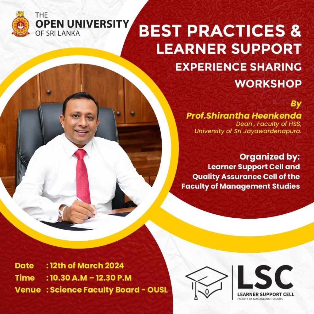 Quality Assurance Cell – FMS – The Open University of Sri Lanka