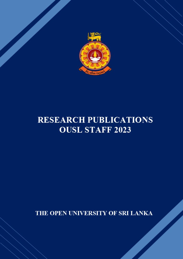 Research Publications – The Open University of Sri Lanka