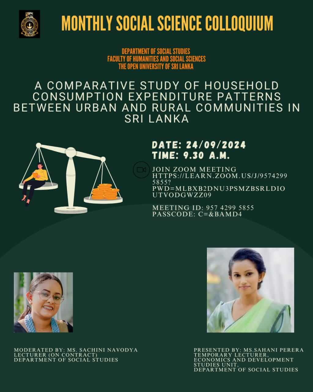 Social Science Colloquium – The Open University of Sri Lanka