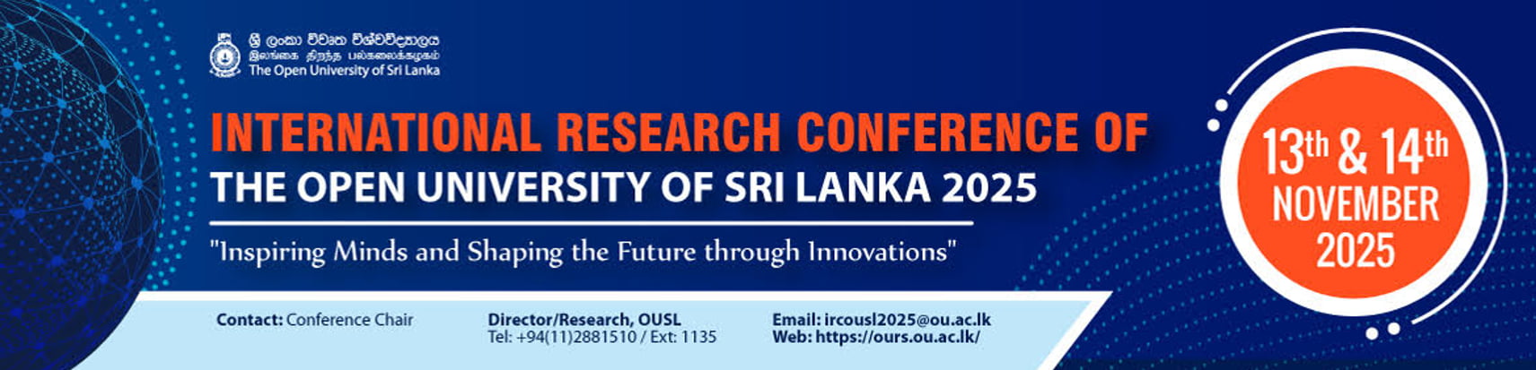 The International Research Conference of OUSL – The Open University of Sri Lanka