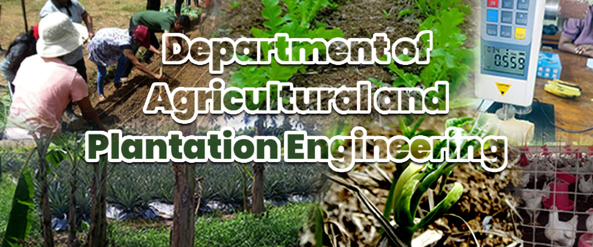 Dept. of Agricultural and Plantation Engineering – The Open University ...